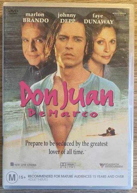 ^ DON JUAN De Marco ~ DVD ~ Region 4 ~ PAL ~ Brando Depp Dunaway ~ FREE ...