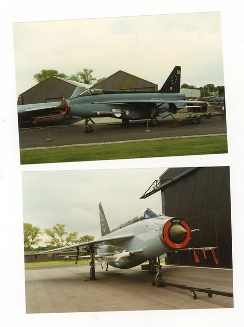 5 PHOTOGRAPHS OF English Electric Lightning F6 XS903 / BA Elvington ...
