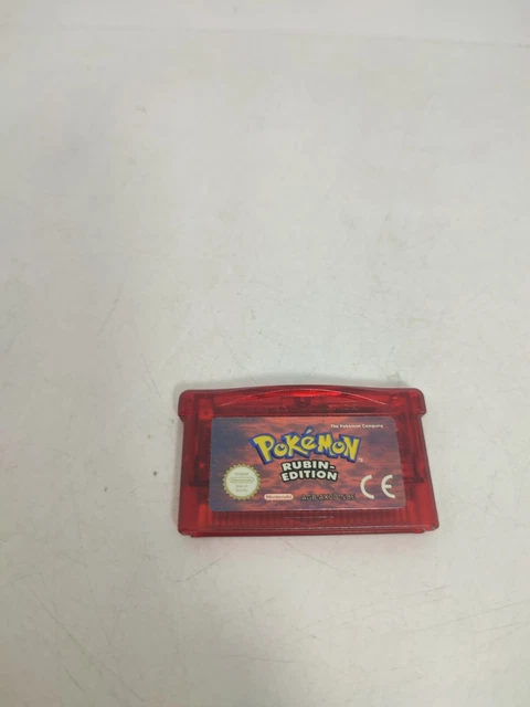 POKEMON EDICIÓN RUBÍ Game Boy Advance GBA Módulo Juego ⚡ Envío EUR 54 ...