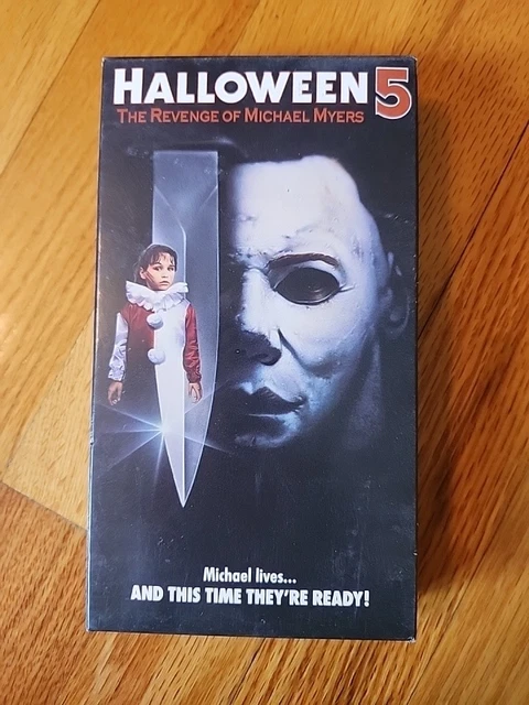 HALLOWEEN 5: THE Revenge Of Michael Myers VHS Movie 80s Horror Slasher ...