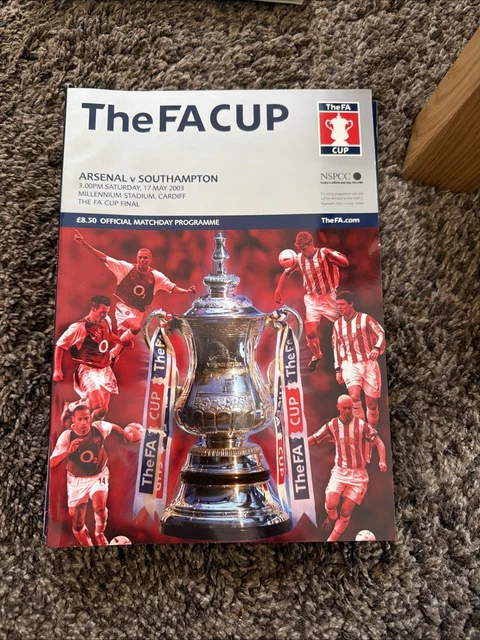 ARSENAL FA CUP X 2001-2003 Community Shield 2024 And 2011 Carling Cup £ ...