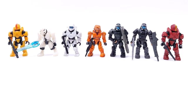 MEGA BLOKS CONSTRUX Halo Spartans Gungnir Droppod Elite Figure Lot $45. ...