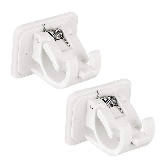 STAFFA AUTOADESIVA PER Asta Tende,Supporti per Ganci,Staffe per Tende ...