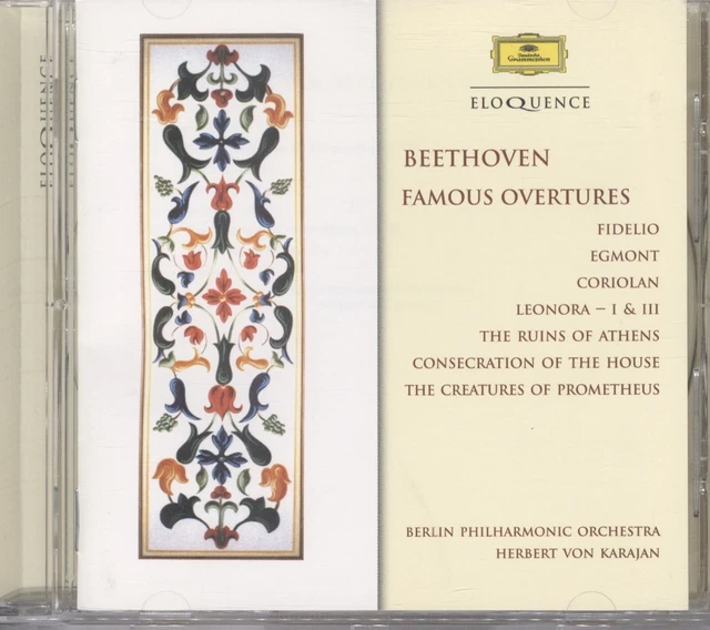 KARAJAN / BERLIN PHILHARMONIC ORCH - Beethoven: Famous Overtures CD A41 ...
