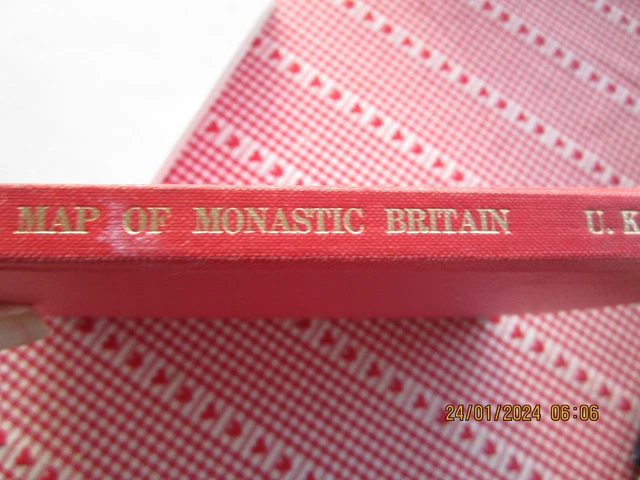 MAP OF MONASTIC Britain: North Sheet Ordnance Survey 1950 £6.15 ...