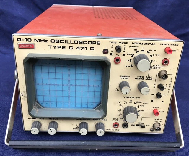UNAOHM TYPE G 471 G Oscilloscopio analogico EUR 19,99 - PicClick FR