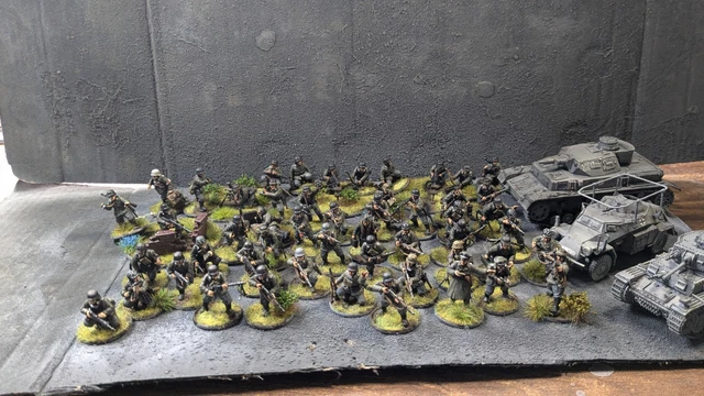 PRO PAINTED LARGE Bolt Action German Force. 1250-1500pts £523.86 ...