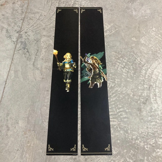 2 PC LEGEND Of Zelda Tears Of The Kingdom Promo Poster Gamestop ...