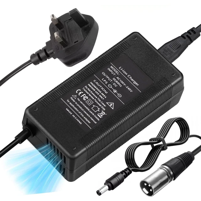3-PIN XLR 42V 3A Charger For Giant Talon E+ 3 EnergyPak 400 36V ...