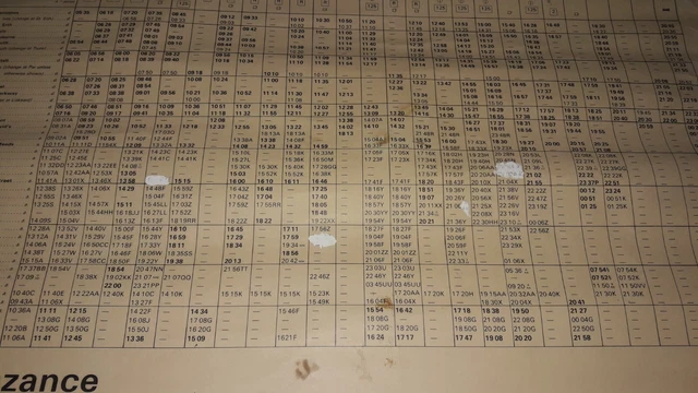 ORIGINAL BRITISH RAIL Railways Poster Timetable Cornwall Sat Departures ...