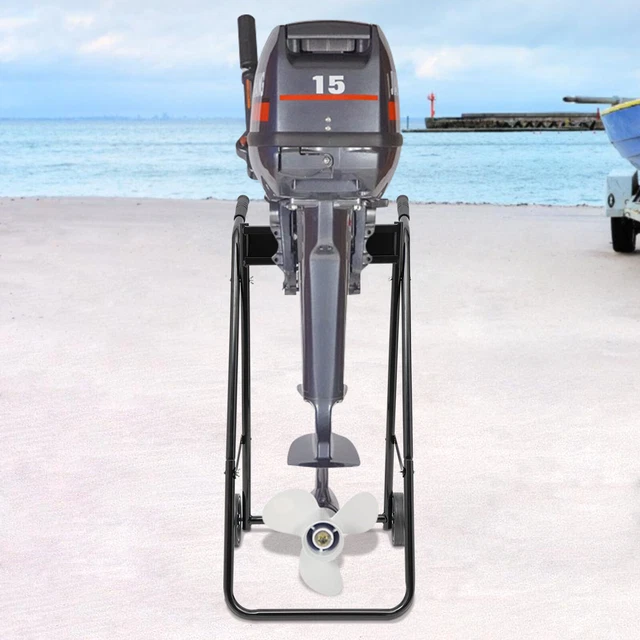HEAVY DUTY OUTBOARD Boat Motor Stand Carrier Cart Dolly Trolley ...