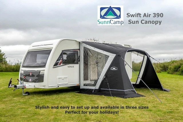 SUNNCAMP SWIFT AIR Sun Canopy 390 cm Caravan Motorhome Canopy Awning ...