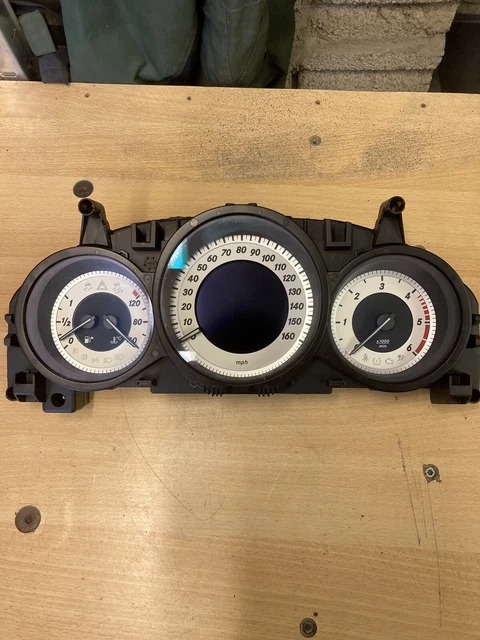 13 MERCEDES BENZ C Class W204 Instrument Cluster Speedometer Gauges ...