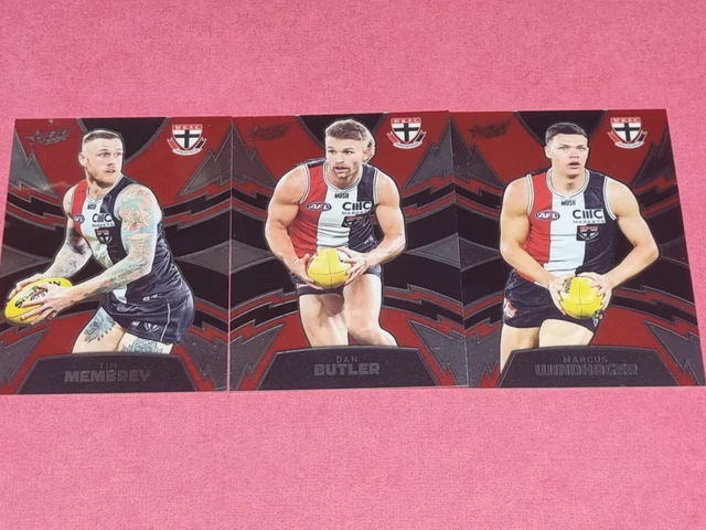 2024 AFL SELECT Footy Stars Luminous Thunderbolt St Kilda Saints Lot Of 3 Cards $14.99 - PicClick AU