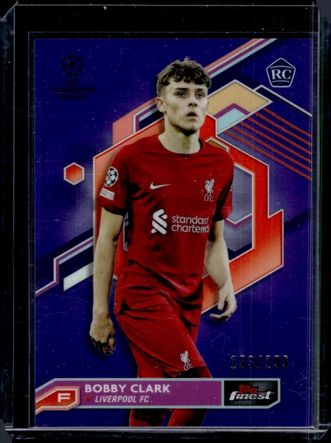 TOPPS UCC FINEST 2021-22 Bobby Clark Liverpool Fc Parallel 153/299 EUR ...