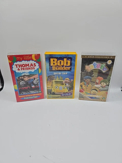 BOB THE BUILDER Thomas Tank Engine Kids Vhs Tapes Tots TV 3x £14.99 ...