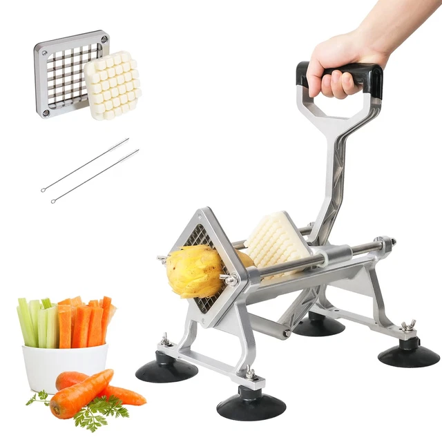 POTATO CHIPPER PROFESSIONAL Chip Cutter with 1/2 Stainless Steel Blade ...