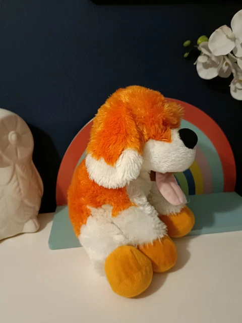 BUTLINS SKYLINE GANG Rainbow Orange White Puppy Dog 10” Soft Toys £9.99 ...
