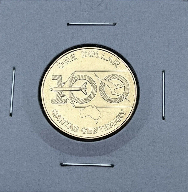 RARE 2020 QUEEN Elizabeth II $1 dollar Centenary Australia Airplane UNC ...