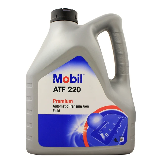 MOBIL ATF 220 Premium ATF Automatic Transmission & Steering Fluid - 4 ...