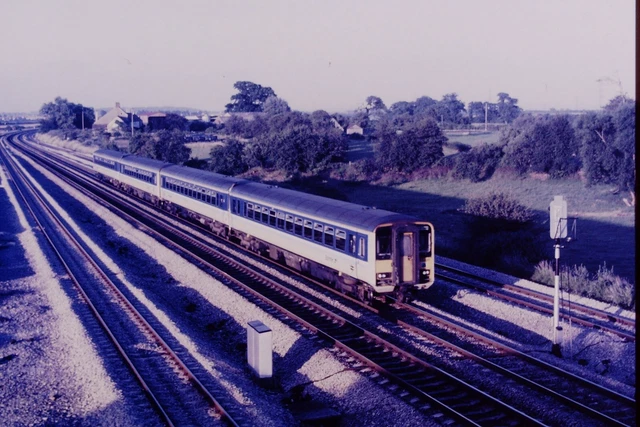 1990 BRITISH RAIL BR Diesel Loco 155326 & 155331 Railway Slide Ref 2945 ...