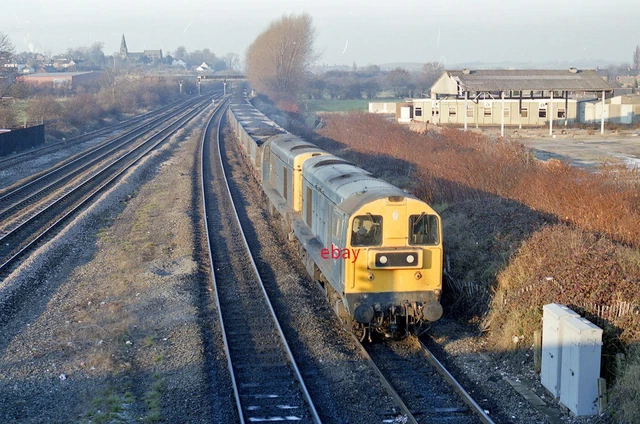 ORIGINAL 35MM NEGATIVE BR Class 20 no. 20166 at Stapleford +rights for ...