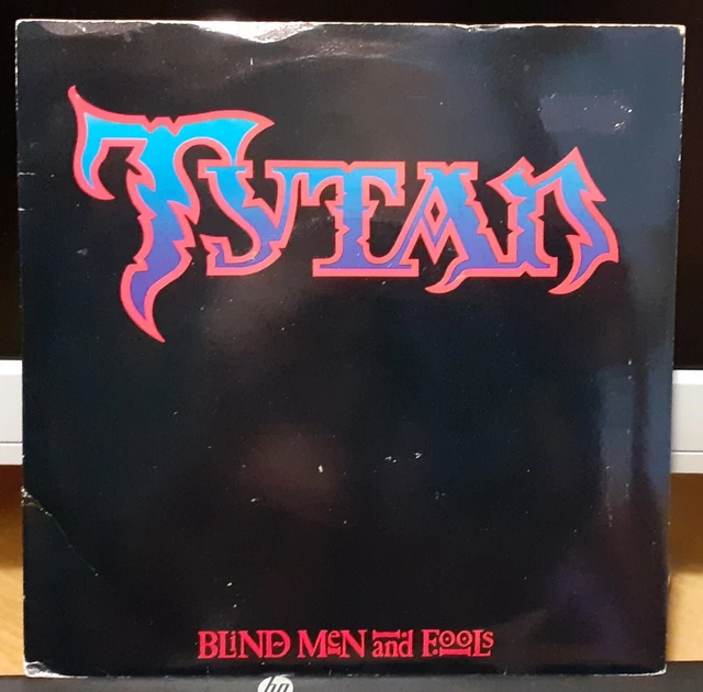 RARE NWHBHM METAL 7'inch by TYTAN Blind Men And Fools 1982 Kamaflage ...