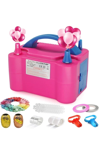 BALLOON PUMP ELECTRIC,DUAL Nozzle Balloon Inflate Machine Balloon ...