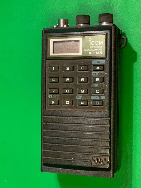 ICOM VHS MARINE radiotelephone IC-M5 not working!boat collector item ...