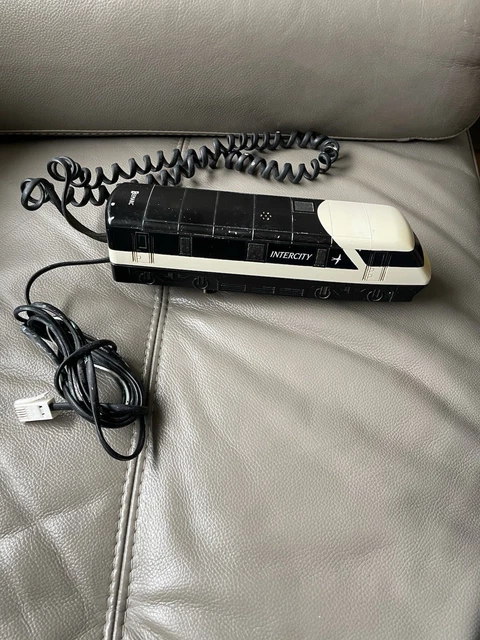 GEEMARC 2X INTERCITY Train Landline Telephone Black/White/Yellow ...