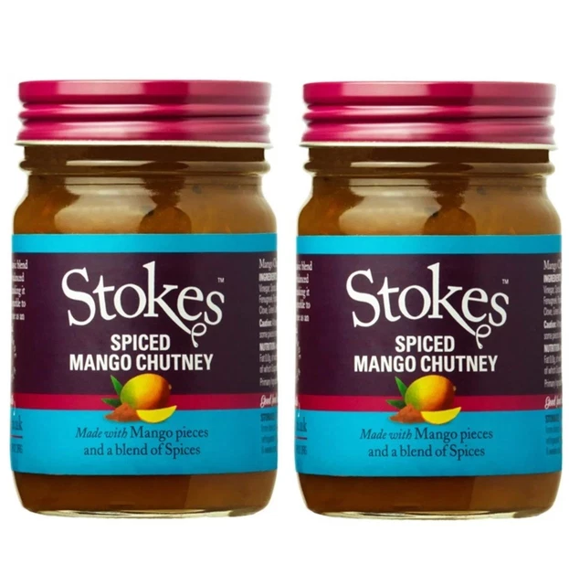 STOKES SPICED MANGO Chutney Sauce Gluten Free 270g PACK OF 2 $31.01 ...