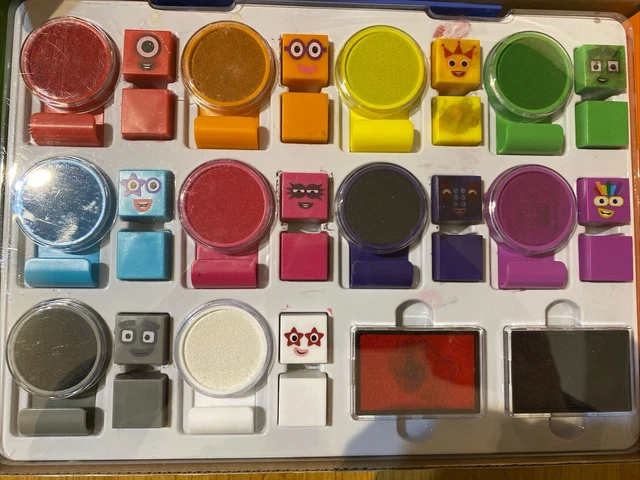 NUMBERBLOCKS STAMPOLINE PARK Stamp Activity Set Learning CBeebies New ...