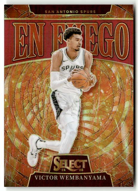 PANINI 2024-25 SELECT NBA No. 8 Victor Wembanyama En Fuego 86/99 EUR 41 ...