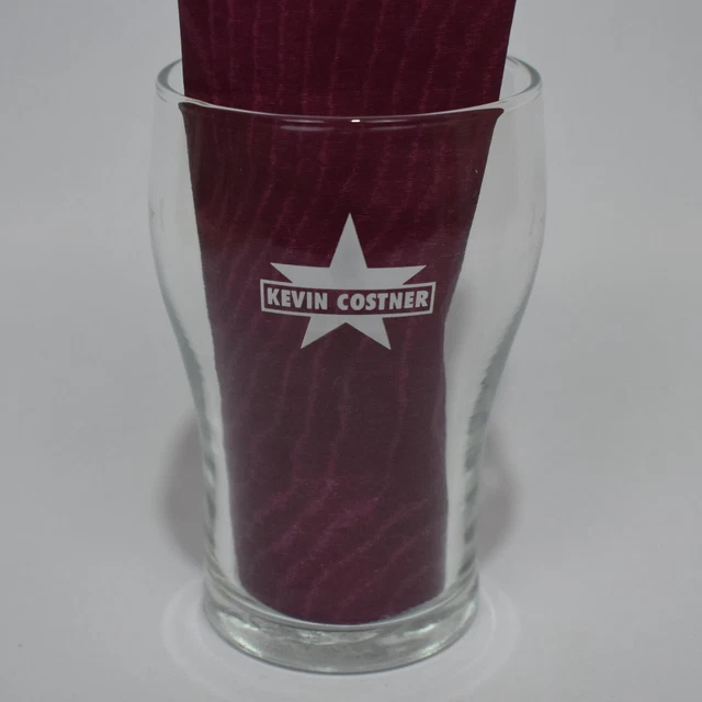 ENJOY COKE GLASS 425ml Hollywood Star Kevin Costner Collectable Coca ...