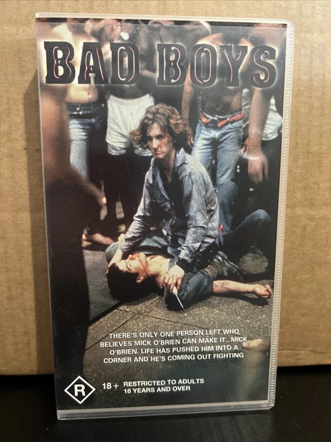 BAD BOYS VHS Video Tape Cult Movie Sean Penn 1983 R18+ B19 $19.95 ...