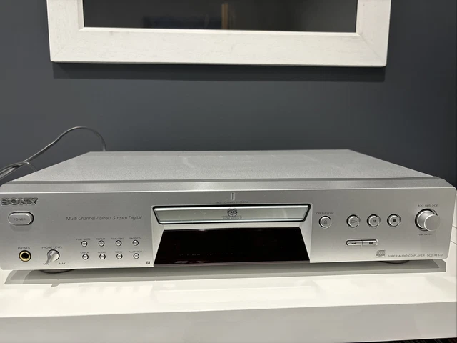 SONY SUPER AUDIO CD Player SCD-XE670 (Silver) £150.00 - PicClick UK