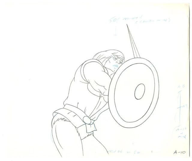 HE-MAN/SHE-RA MASTERS OF the Universe PRINCE ADAM animation pencil art ...