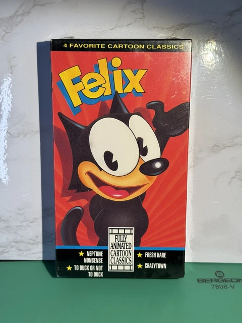 FELIX: FULLY ANIMATED Cartoon Classics (VHS, 1992) - New Sealed £9.12 ...