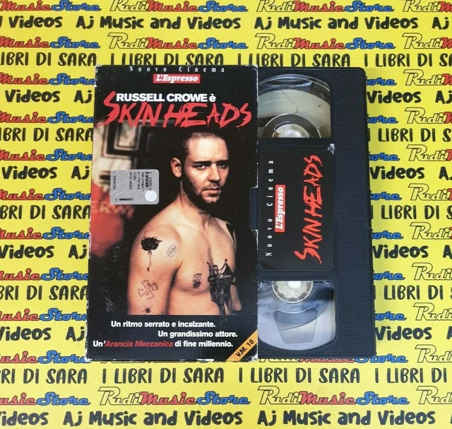 VHS FILM SKIN HEADS russell crowe pollock l'espresso nuovo cinema (F196 ...