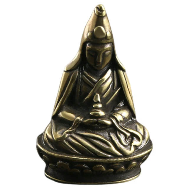 BRONZE STATUE EN Du Bodhisattva Guanyin Ornement D'intérieur Bouddha Laiton EUR 9,99 - PicClick FR