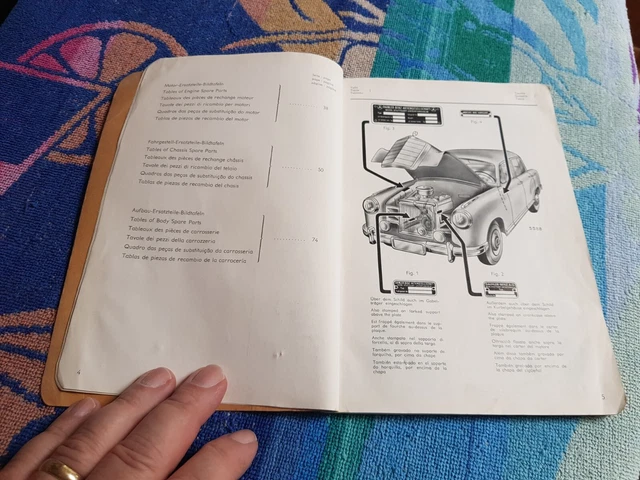 MERCEDES BENZ W180 220a Ponton 1954 PARTS CATALOGUE A CATALOG VGC FREE ...