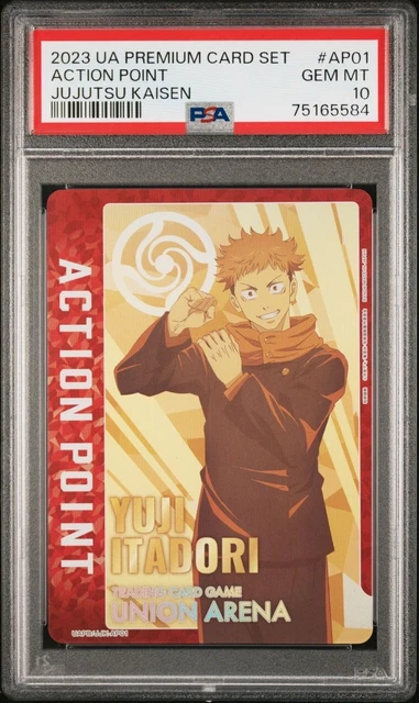 UNION ARENA JUJUTSU Kaisen Yuji Itadori UA02PB/JJK-AP01 Premium Card Set PSA 10 £100.00 ...