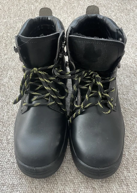 MEN'S STEEL TOE Cap S3 SRC 6 Eyelet Work Boots Style FO18 Size 10. NEW ...
