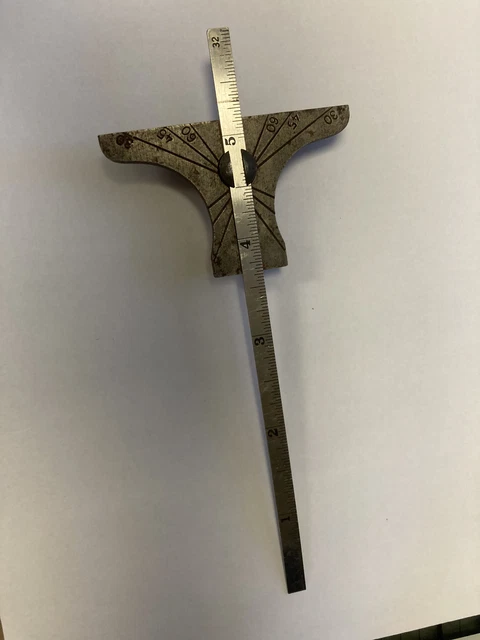 VINTAGE GENERAL DEPTH/ANGLE Gauge, No. 444, Made In USA $18.00 - PicClick