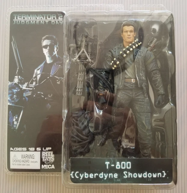 FIGURA DE ACCIÓN Terminator 2 NECA T 800 Cyberdyne Showdown EUR 36,72 ...
