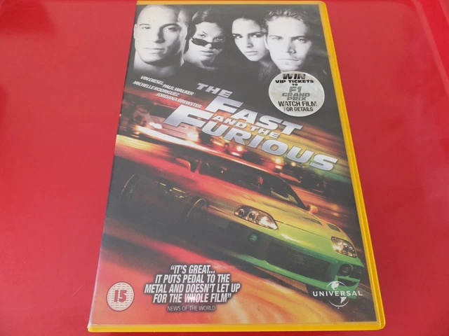 VHS - THE Fast and the Furious - Big Yellow Box - 5017188886857 £12.00 ...