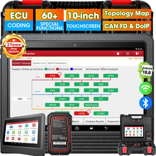 LAUNCH X431 PRO3S+ V+ Strumento Diagnostica OBD2 Sistema Completo Codifica ECU EUR 919,00 ...