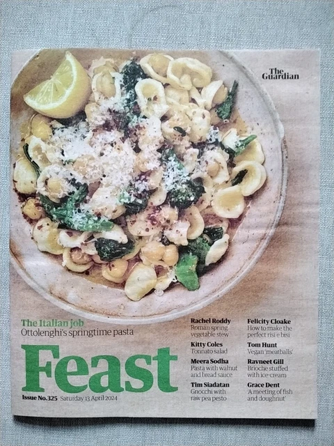 THE GUARDIAN FEAST magazine 13 apr 2024 Ottolenghi springtime pasta EUR ...