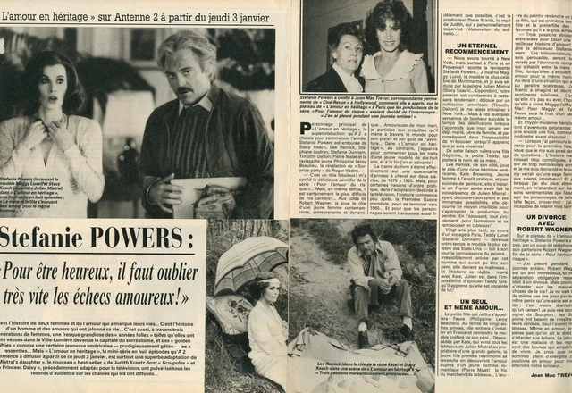 COUPURE DE PRESSE Clipping 1984 Stefanie Powers (2 pages) EUR 5,00 - PicClick FR