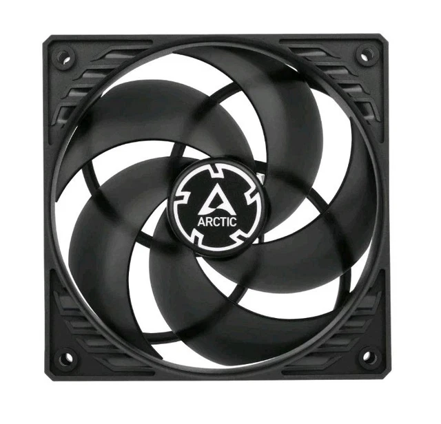 ARCTIC P12 PWM PST 12cm Pressure Optimised 4-Pin PC Case Fan Black £8. ...
